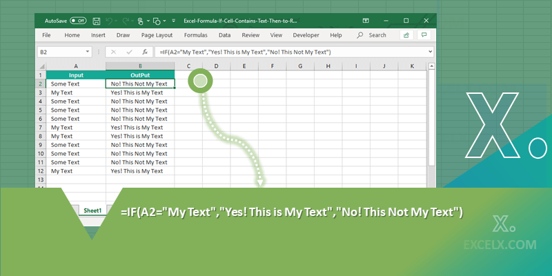 Excel Formula If Cell Contains Text Then Return Value In Another Cell 2023 