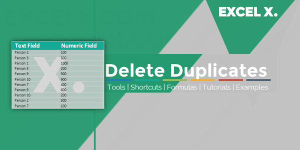 Remove Duplicates in Excel - Excel