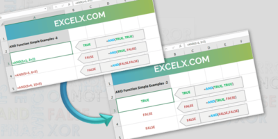 AND Function in Excel | Excelx.com