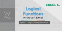 Logical Functions | Excelx.com