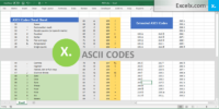 ASCII Codes in Excel - Excel