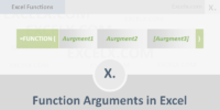 Function Arguments in Excel - Excel