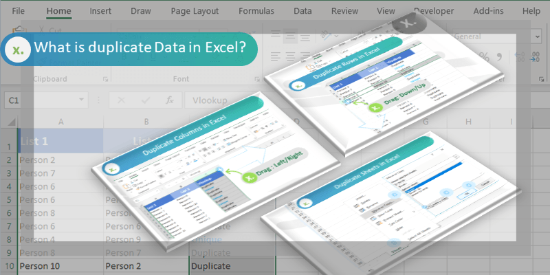 What Is Duplicate Data In Excel Excel