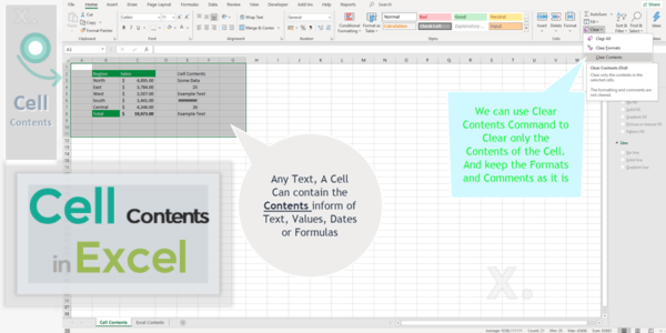 Cell Contents In Excel Excel