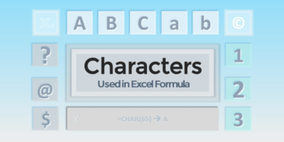 Characters in Excel | Excelx.com