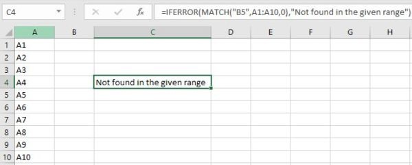 IFERROR Function in Excel
