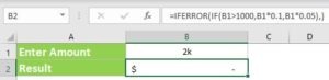 IFERROR Function in Excel