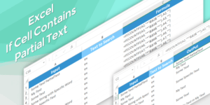 Excel If Cell Contains Text