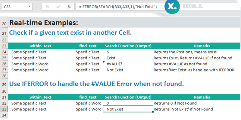 Excel Search Function Excel