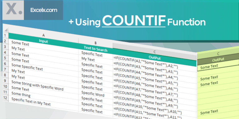 If Cell Contains Specific Text Then Return Value | Excelx.com