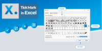 Tick mark in Excel | Excelx.com
