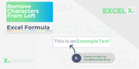 Excel Formula to Remove Characters From Left - Excel