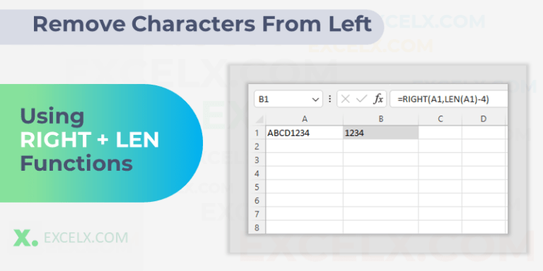 Excel Formula To Remove Characters From Left Excel