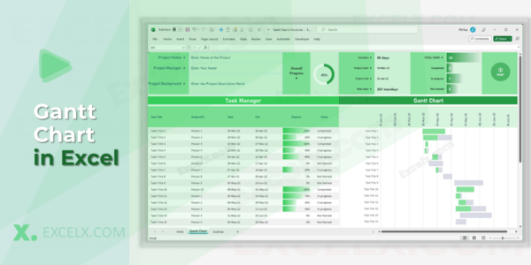 Gantt Chart Excel - Excel