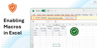 How to Enable Macros in Excel: VBA Guide for Safe Automation | Excelx.com