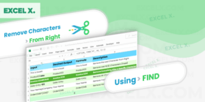 Excel Formula to Remove Characters From Right - Excel