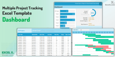 Free Multiple Project Tracking Template (Excel Download!) | Excelx.com