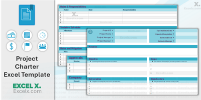Project Charter Template - Excel Free Download | Excelx.com