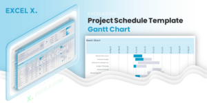 Project Schedule Template Excel (Free Download Included!) - Excel