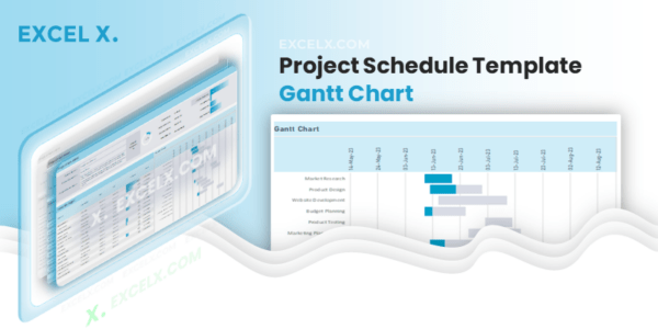 Project Schedule Template Excel (Free Download Included!) - Excel