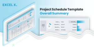Project Schedule Template Excel (Free Download Included!) - Excel