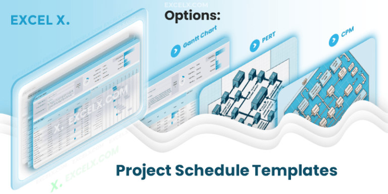 Project Schedule Template Excel (Free Download Included!) - Excel