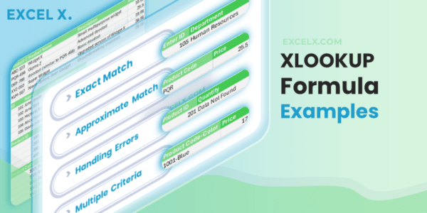 Mastering The Xlookup Function In Excel Syntax And Examples Excel