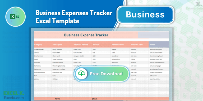 Top Income and Expense Tracking Excel Templates | Excelx.com