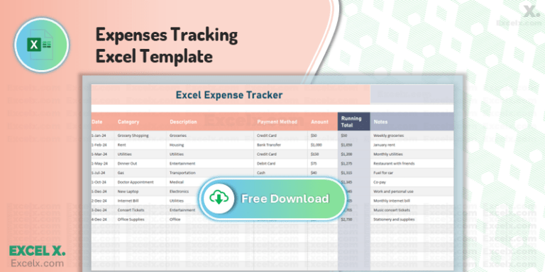 Top Income and Expense Tracking Excel Templates | Excelx.com