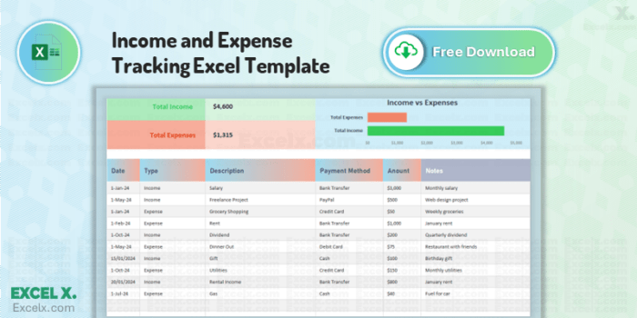 Top Income and Expense Tracking Excel Templates - Excel