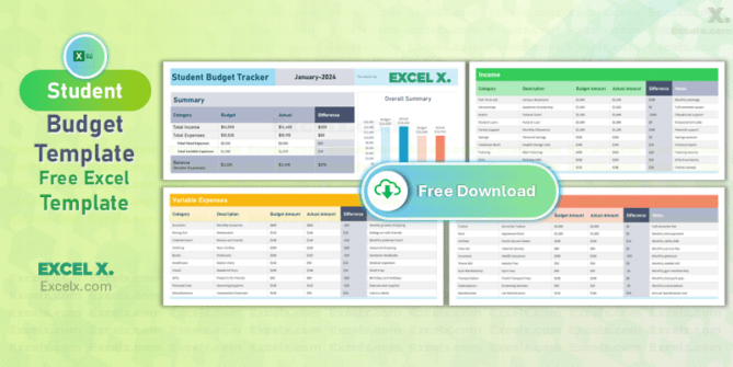 Top Excel Budget Templates (Free Downloads Included!) | Excelx.com