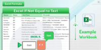 Excel If Not Equal to Text | Excelx.com