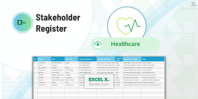 Top Stakeholder Register Templates (Free Download) | Excelx.com