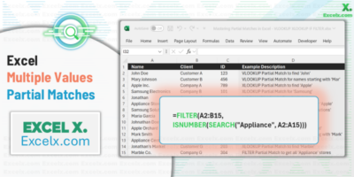 Mastering Excel Formula for Partial Matches Using VLOOKUP, XLOOKUP, IF ...