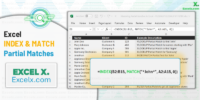 Mastering Excel Formula for Partial Matches Using VLOOKUP, XLOOKUP, IF, FILTER - Excel