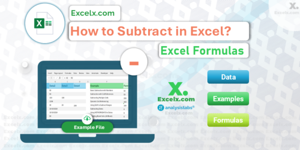 How to Subtract in Excel: Step-by-Step Guide with Examples - Excel