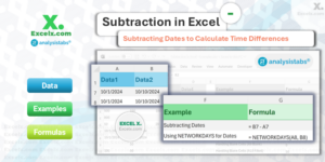 How to Subtract in Excel: Step-by-Step Guide with Examples - Excel