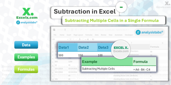 How to Subtract in Excel: Step-by-Step Guide with Examples - Excel