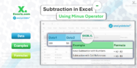 How to Subtract in Excel: Step-by-Step Guide with Examples - Excel