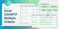 Excel COUNTIF Multiple Criteria: OR, AND & FILTER Formulas - Excel