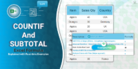 How To Use COUNTIF And SUBTOTAL Together In Excel | Excelx.com