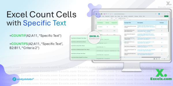Count Cells with Text in Excel: Top Functions and Formulas - Excel