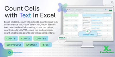 Count Cells with Text in Excel: Top Functions and Formulas - Excel