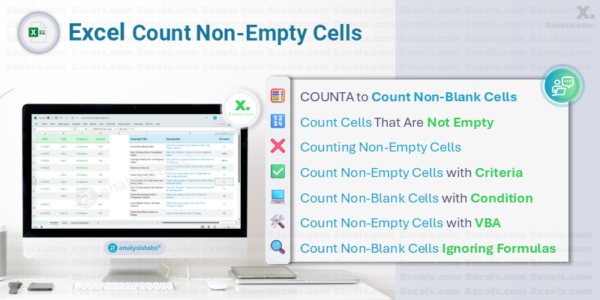 Excel Count Non-Empty Cells: Top Counting Formulas & VBA Codes - Excel Excel Count Non-Empty Cells: Top Counting Formulas & VBA Codes - Excel