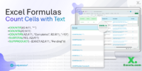 Count Cells with Text in Excel: Top Functions and Formulas - Excel