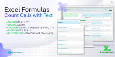Count Cells with Text in Excel: Top Functions and Formulas - Excel