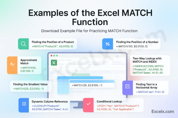 Excel Match Function Explained Advanced Lookups Data Validation And