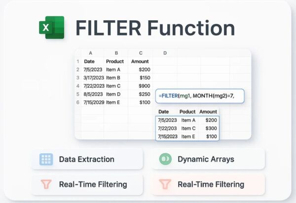 Excel FILTER Function Explained: Dynamic Data Extraction & Advanced ...