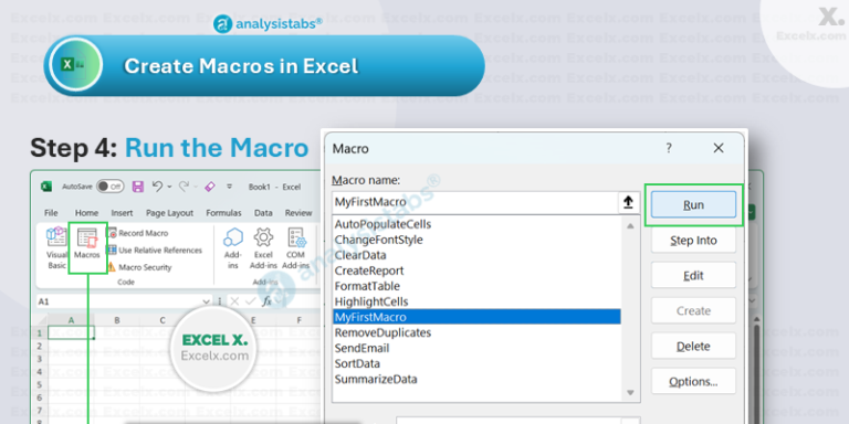 How To Create Macros In Excel A Step By Step Guide To Automating Tasks Excel