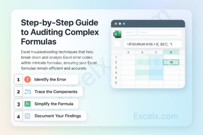Top 10 Excel Errors and How to Fix Them: Ultimate Excel Troubleshooting Guide - Excel